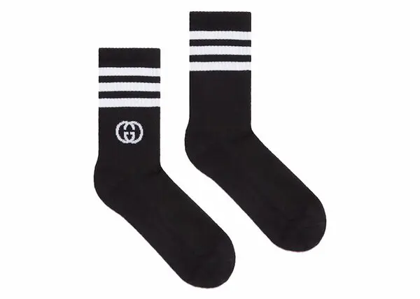 Gucci X Adidas Ankle Socks - Black/white