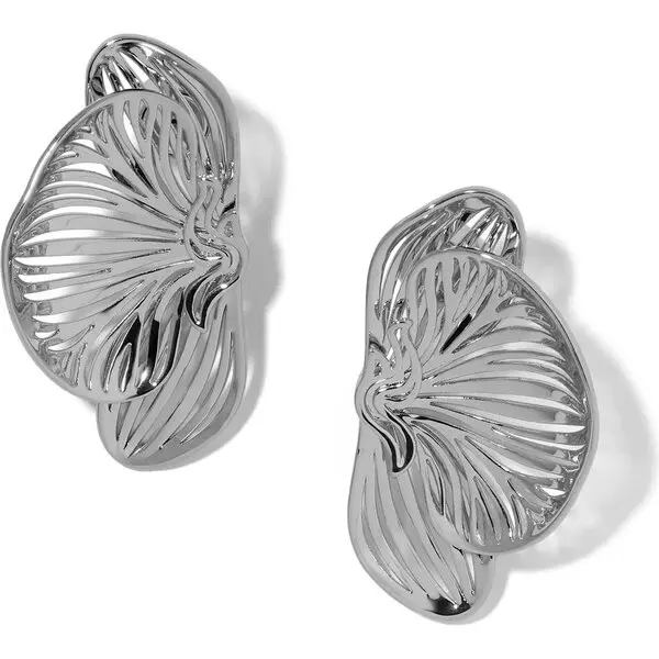 JENNIFER FISHER Small Orchid Stud Earrings - Silver