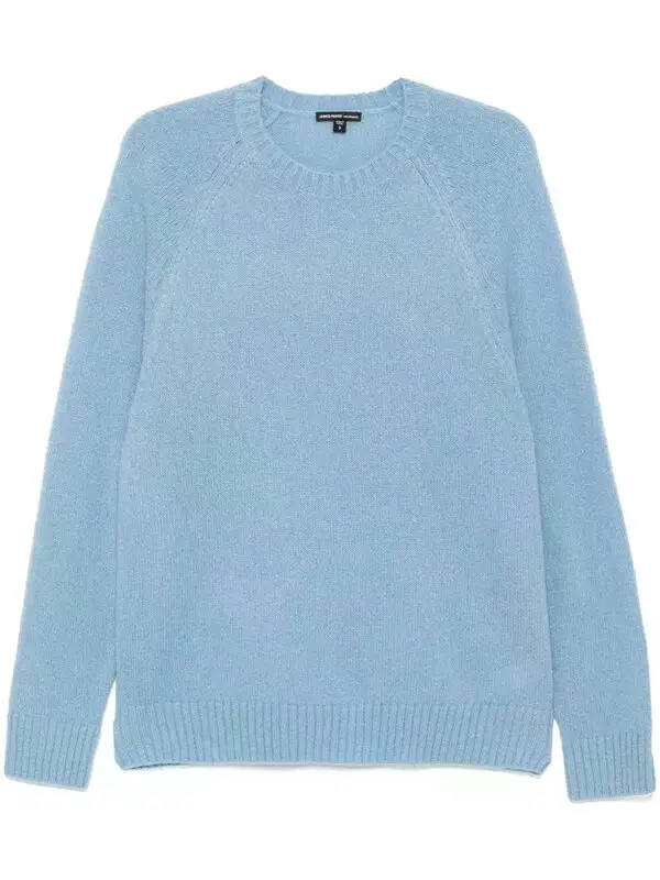 JAMES PERSE Textured Cashmere Sweater - Blue