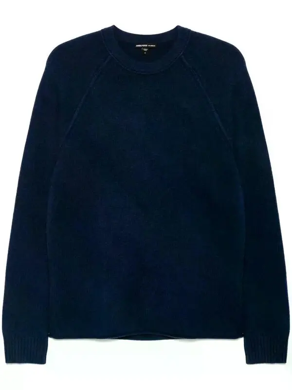 JAMES PERSE Cashmere Crew-neck Jumper - Blue