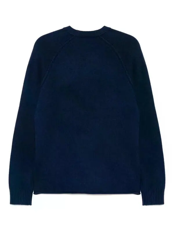 JAMES PERSE Cashmere Crew-neck Jumper - Blue
