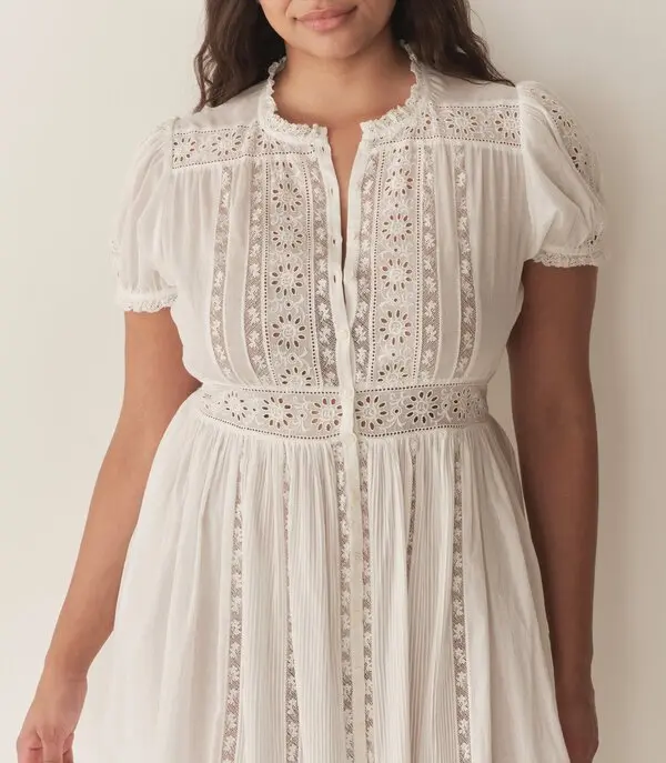 DEn Windsor Dress - Salt | Editorialist