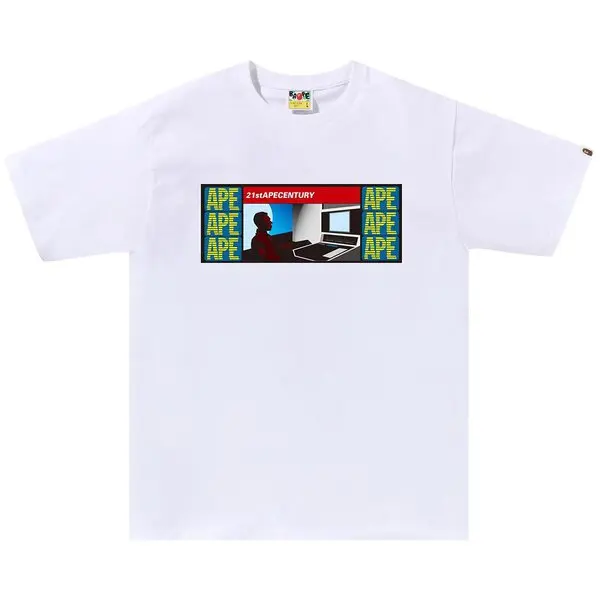 A BATHING APE 21st Ape Century Tee - White