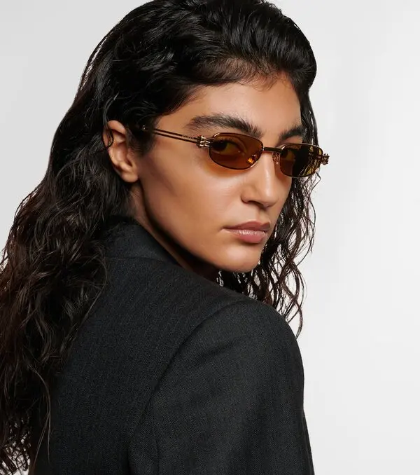 Bottega Veneta Rectangular Sunglasses