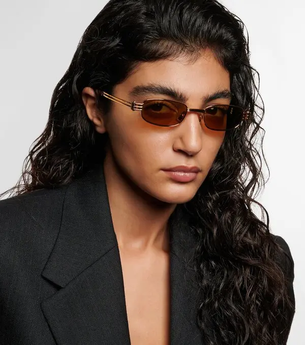 Bottega Veneta Rectangular Sunglasses