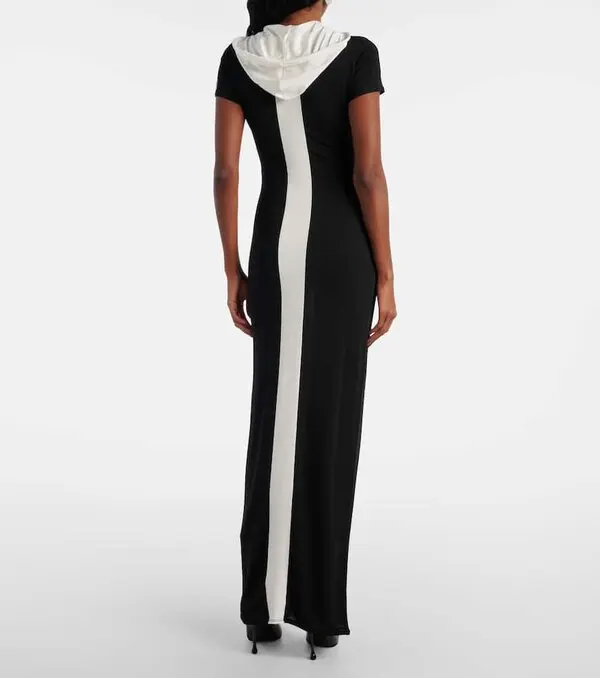 JEAN PAUL GAULTIER Paneled Maxi Dress - Black