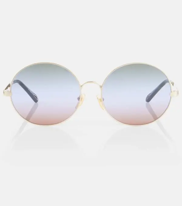 Chloé Aly Oversized Sunglasses - Purple