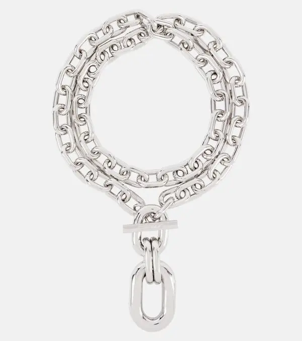 Rabanne Double Xl Chain Necklace - Silver