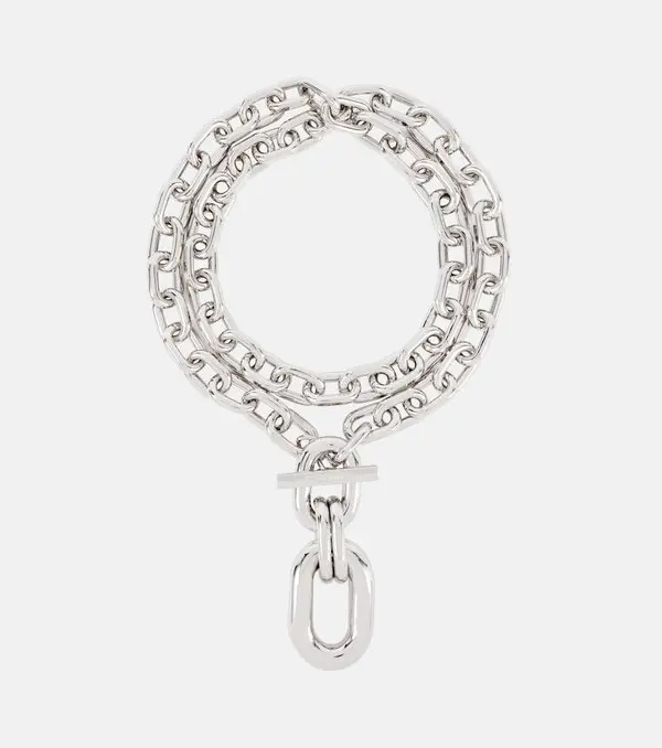 Rabanne Double Xl Chain Necklace - Silver