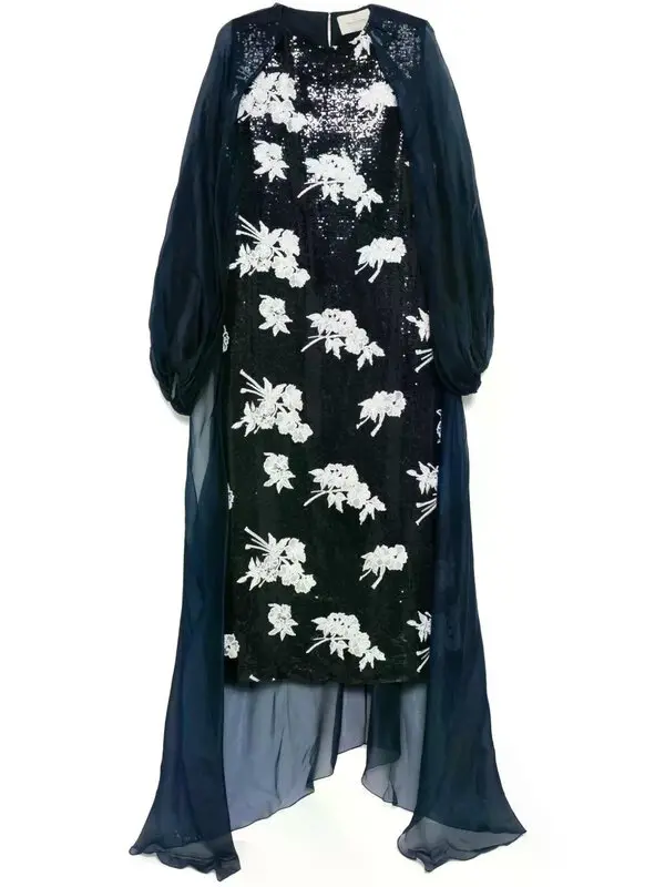 SHATHA ESSA All-over Crystal Embellishment Gown