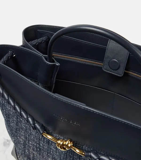 Bottega Veneta Andiamo Large Tote Bag - Blue