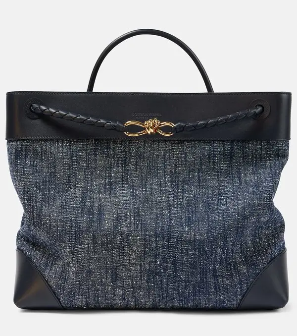 Bottega Veneta Andiamo Large Tote Bag - Blue