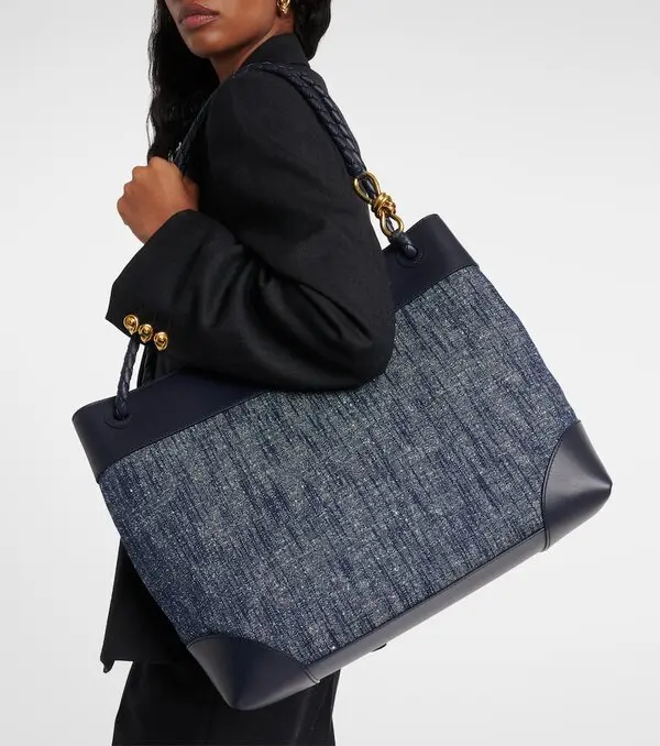 Bottega Veneta Andiamo Large Tote Bag - Blue
