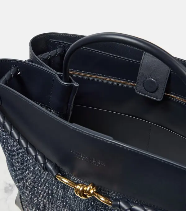 Bottega Veneta Andiamo Large Tote Bag - Blue