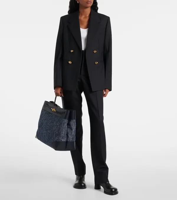 Bottega Veneta Andiamo Large Tote Bag - Blue