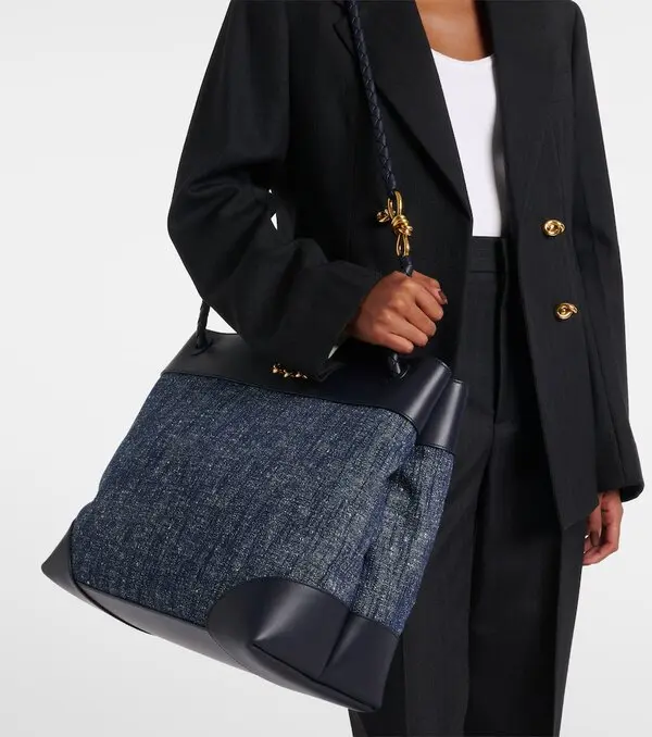 Bottega Veneta Andiamo Large Tote Bag - Blue