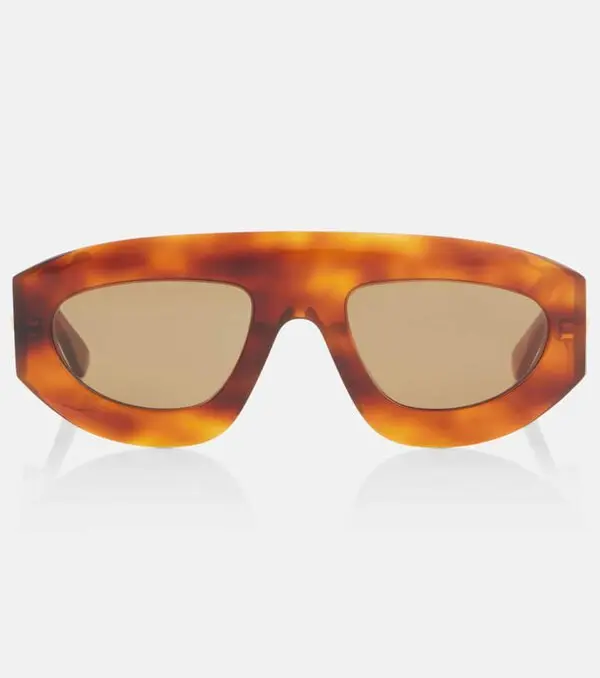 Bottega Veneta Shield Sunglasses - Brown