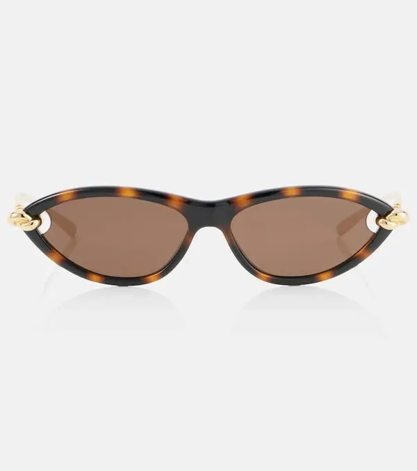 Bottega Veneta Cat-eye Sunglasses - Brown