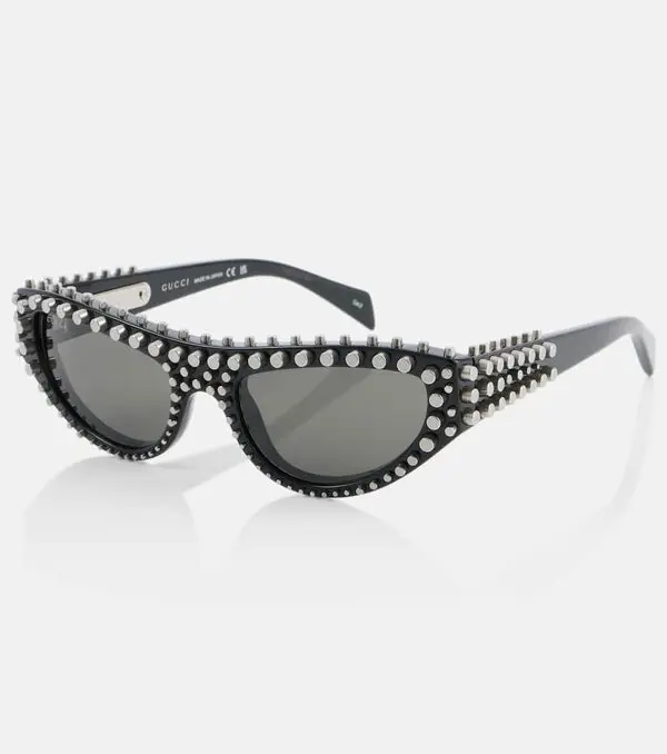 Gucci Studded Cat-eye Sunglasses