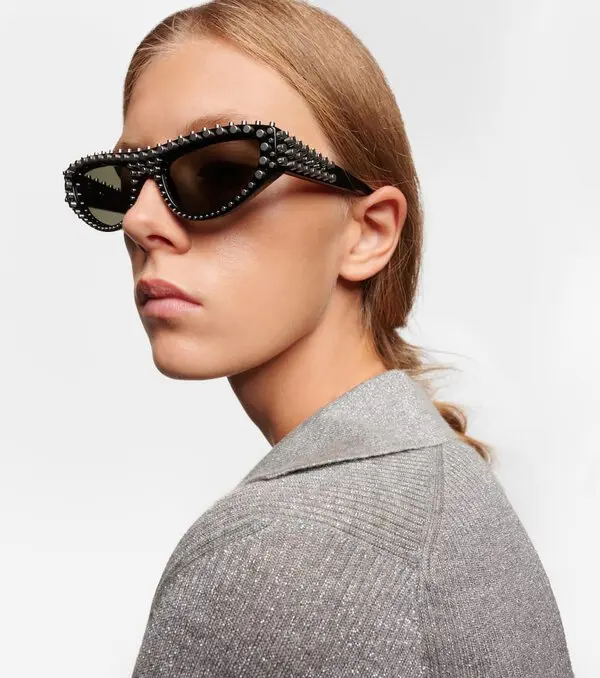 Gucci Studded Cat-eye Sunglasses