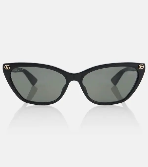 Gucci Double G Cat-eye Sunglasses - Black
