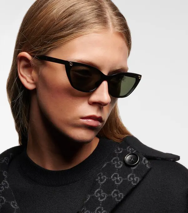 Gucci Double G Cat-eye Sunglasses