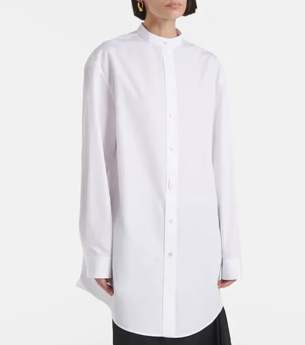JIL SANDER Wednesday Cotton Poplin Shirt - White