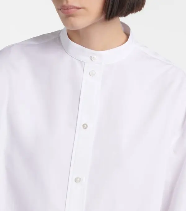 JIL SANDER Wednesday Cotton Poplin Shirt - White