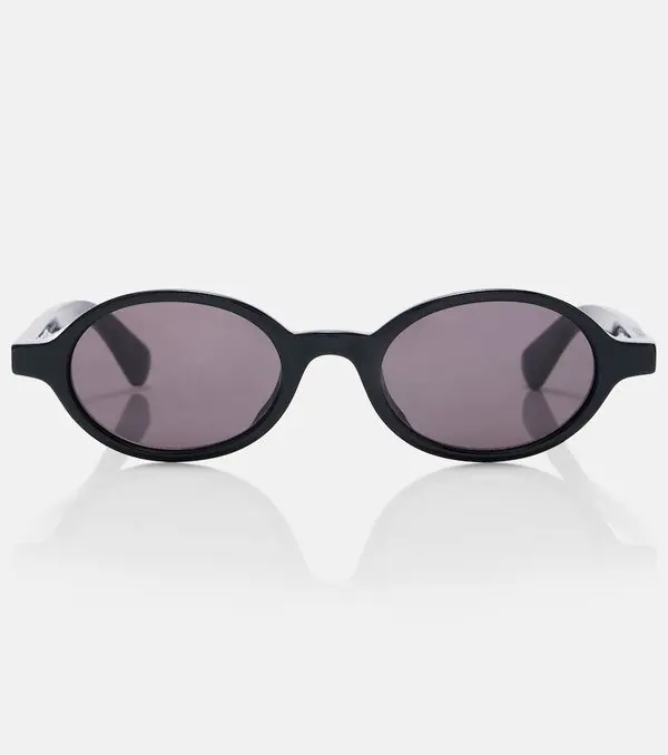 Bottega Veneta Classic Oval Sunglasses - Black