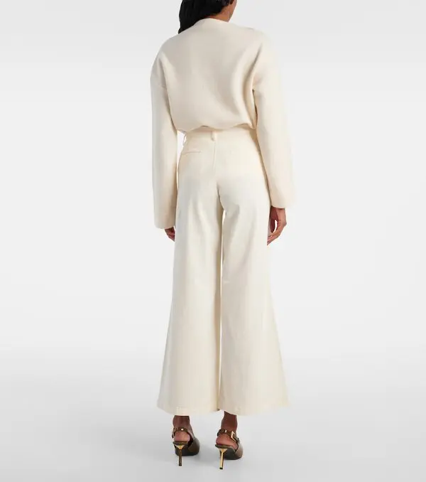 Ag Caden Wide-leg Twill Pants
