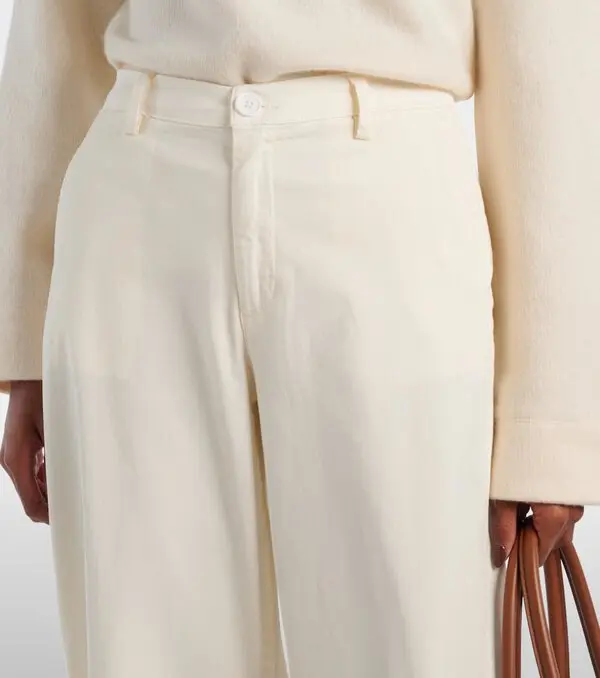 Ag Caden Wide-leg Twill Pants