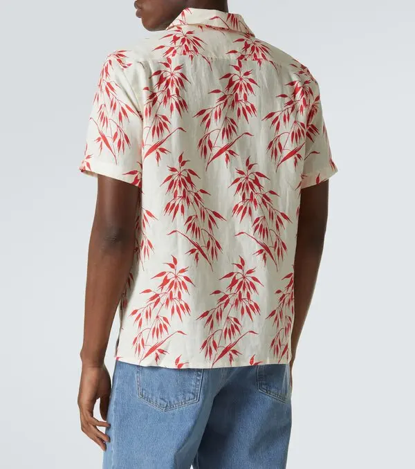Orlebar Brown Hibbert Printed Linen Shirt