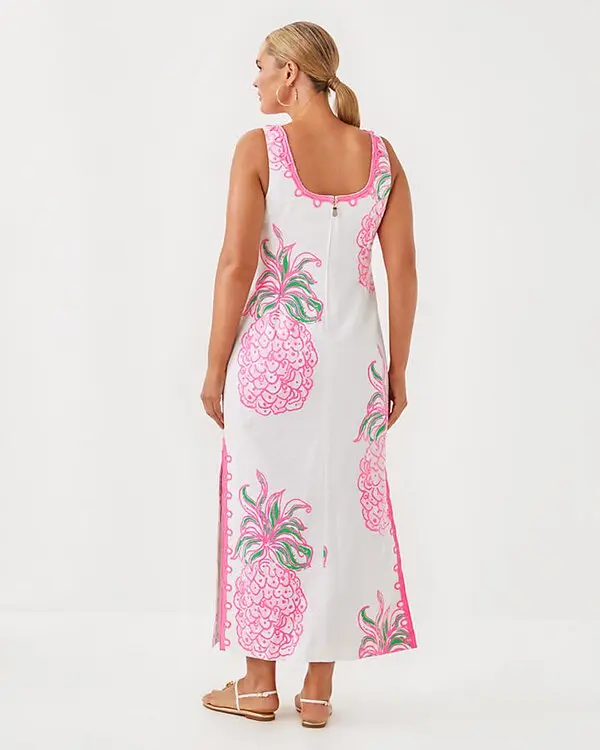 fitted lace wedding dress Marleigh Stretch Maxi Shift Dress Lilly Pulitzer main image 0