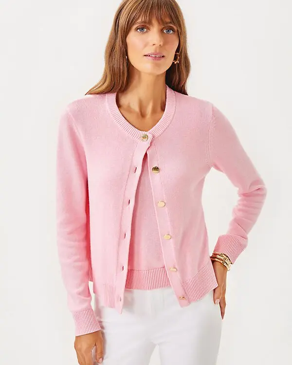 Lilly Pulitzer® Amalia Cardigan - Pink Muse