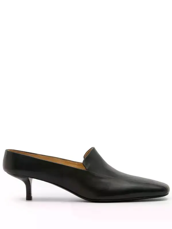 Marsèll Spazzola Brushed-leather Mules - Black