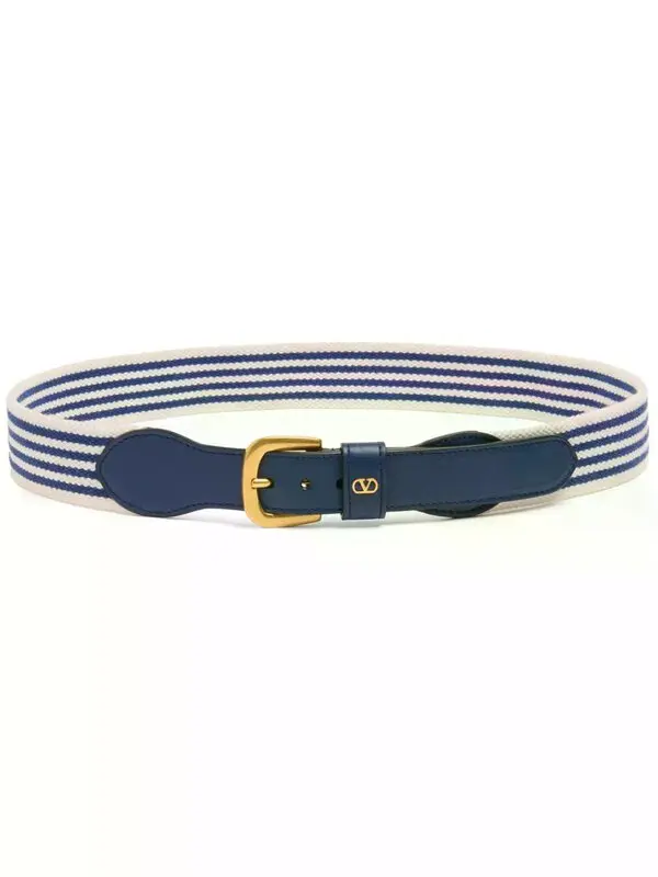Valentino Garavani Vlogo Signature 35mm Belt - Blue