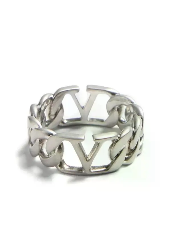 Valentino Garavani Vlogo Signature Ring - Silver