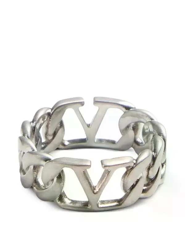 Valentino Garavani Vlogo Signature Ring - Silver