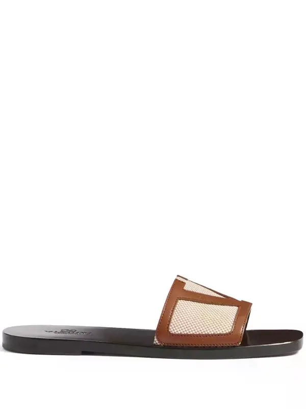 Valentino Garavani Viva Superstar Slides - Brown