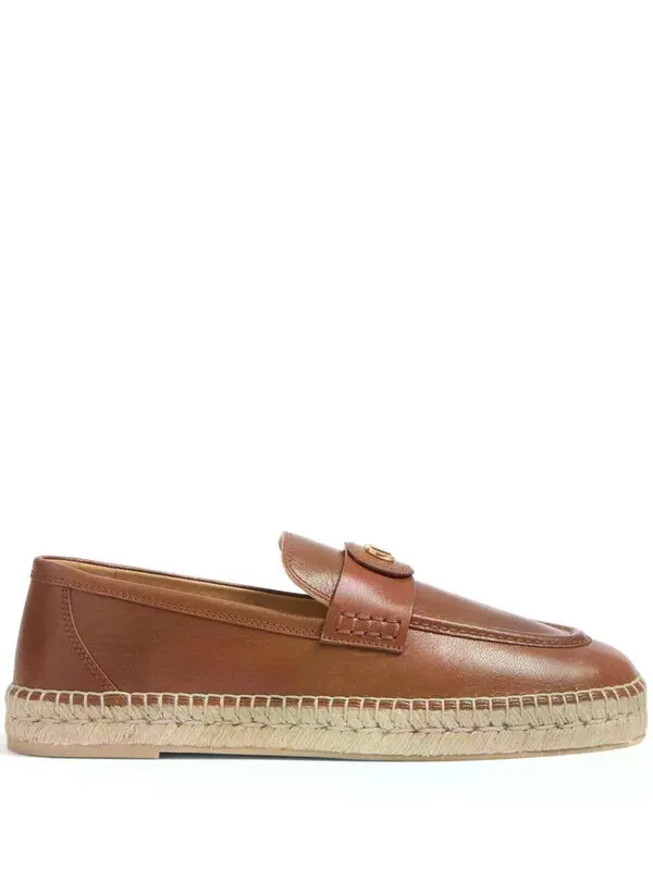 Valentino Garavani Palm Avenue Loafers - Brown