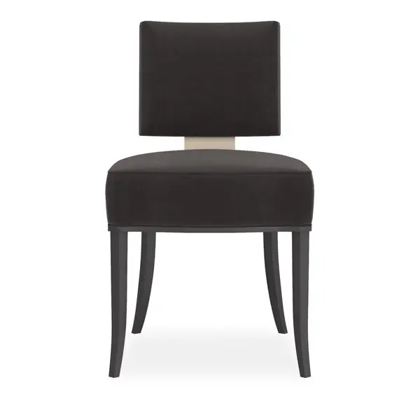 CARACOLE Reserved Seating Side Chair Black