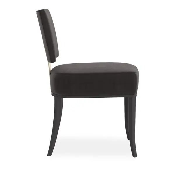 CARACOLE Reserved Seating Side Chair Black
