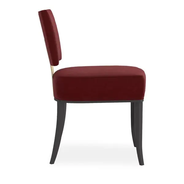 CARACOLE Reserved Seating Side Chair Red