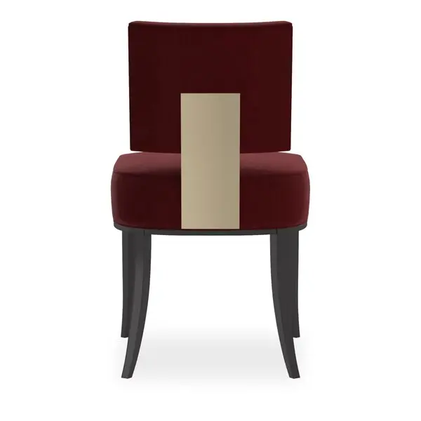 CARACOLE Reserved Seating Side Chair Red