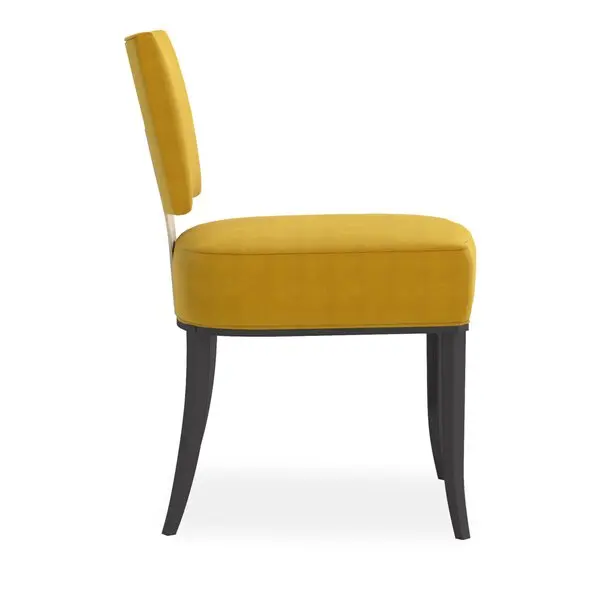 CARACOLE Reserved Seating Side Chair Yellow