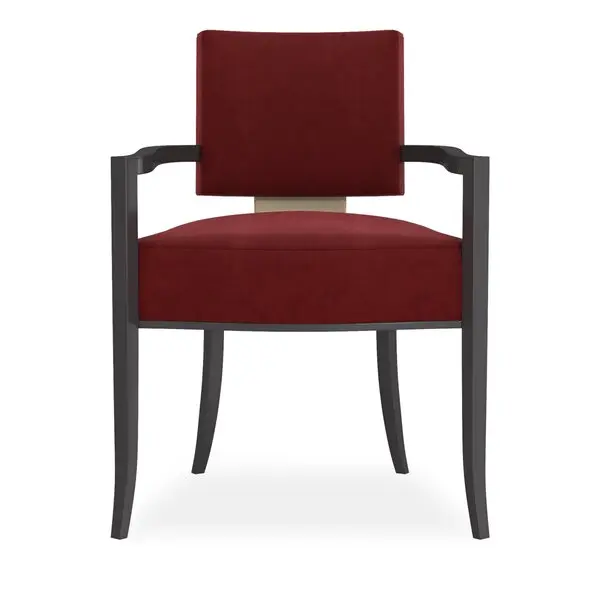 CARACOLE Reserved Seating Arm Chair Red