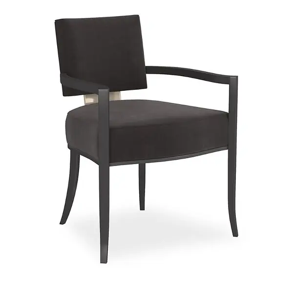 CARACOLE Reserved Seating Arm Chair Black