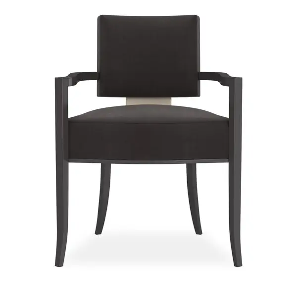 CARACOLE Reserved Seating Arm Chair Black
