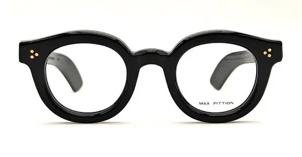 MAX PITTION Acetate Eyeglasses - Black