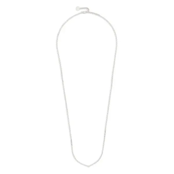 TOM FORD Chain Link T-bar Pendant Necklace - Silver
